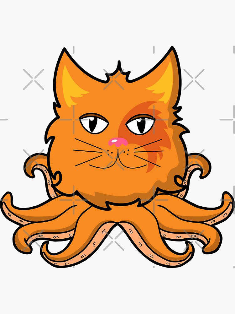 "OCTOCAT" Sticker by doodlers-design | Redbubble