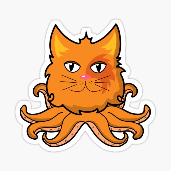 "OCTOCAT" Sticker by doodlers-design | Redbubble