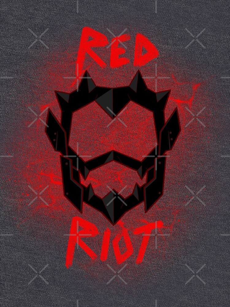 "Red Riot Red Stylized" Lightweight Hoodie for Sale by DirtyShinobi ...