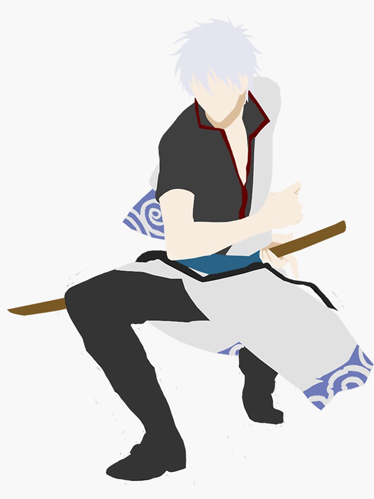 "Gintoki" Sticker by Kagays | Redbubble