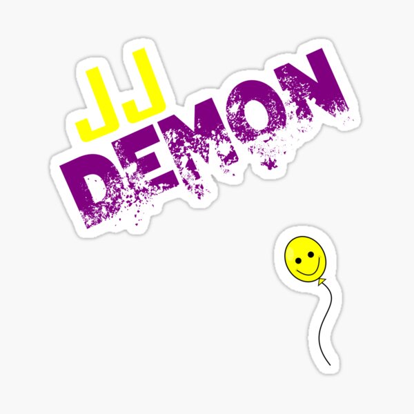 "JJ Demon" Sticker for Sale by holycrow | Redbubble