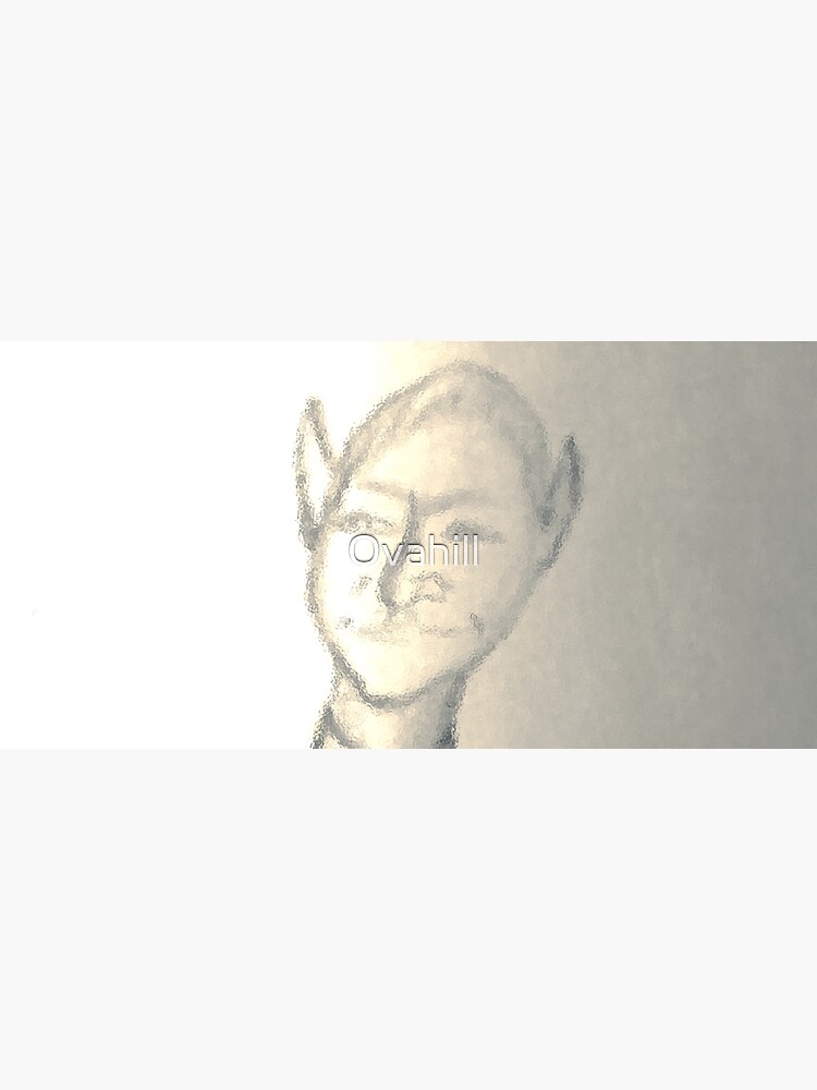 "Elfish Guide - face" Sticker by Ovahill | Redbubble