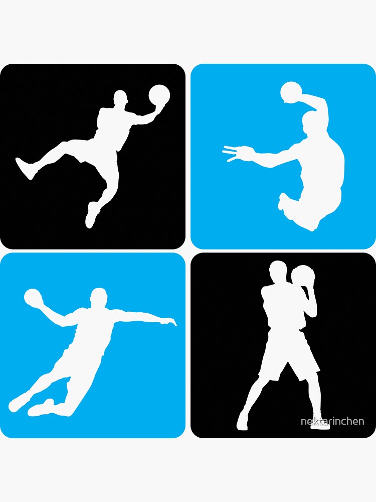 "Handball" Sticker by nektarinchen | Redbubble