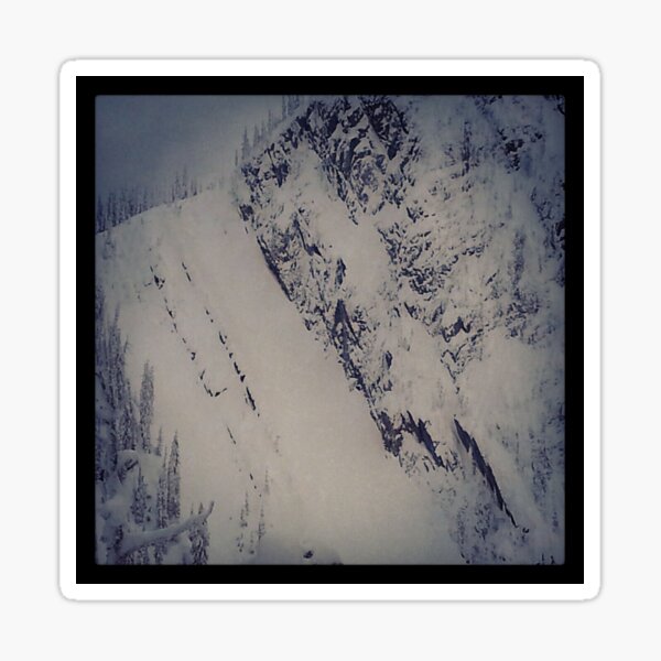 "backcountry splitboarding" Sticker by driller | Redbubble