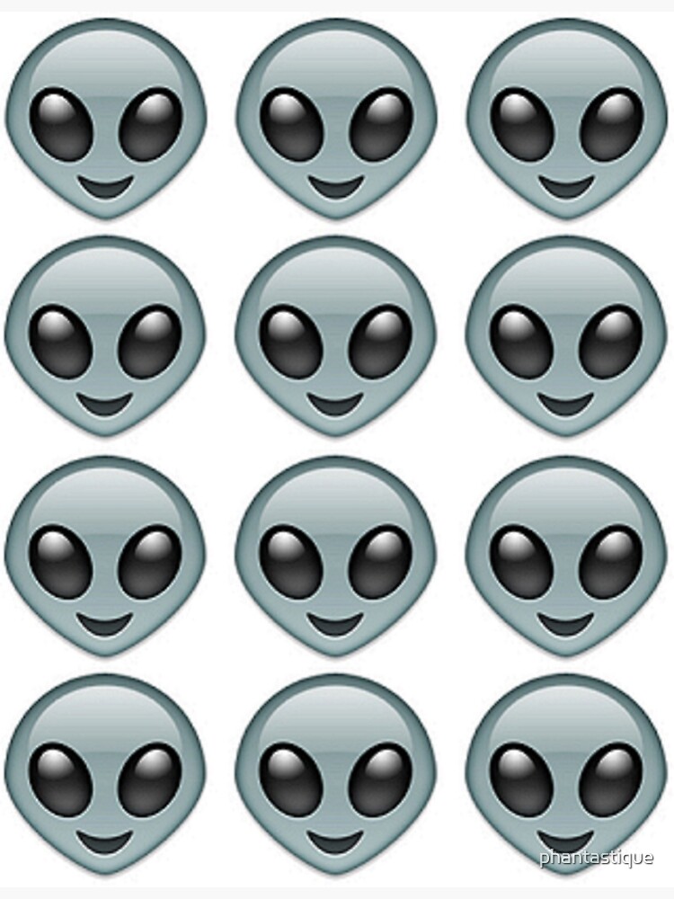 "Alien Emojis" Sticker for Sale by phantastique | Redbubble