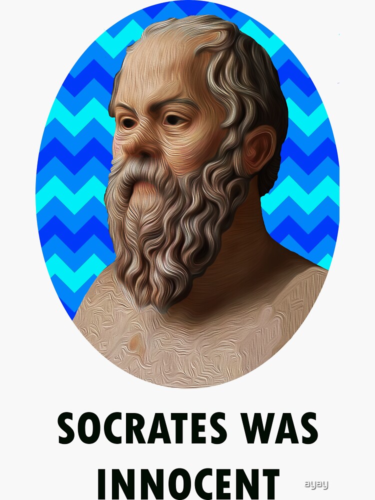 "Socrates" Sticker by ayay | Redbubble