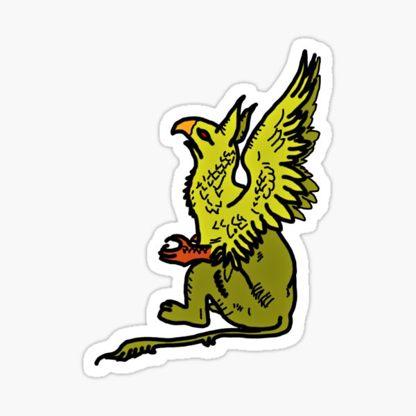 "Gryphon [Small]" Sticker for Sale by jefph | Redbubble