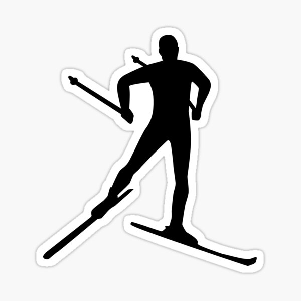 Cross Country Skiing Stickers | Redbubble