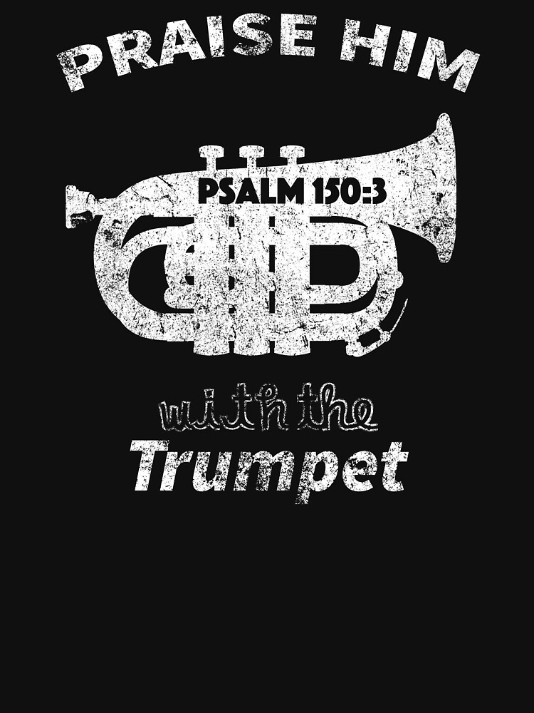 "Praise Him Christian Trumpet Shirt - trumpet - trumpet gift - trumpet ...