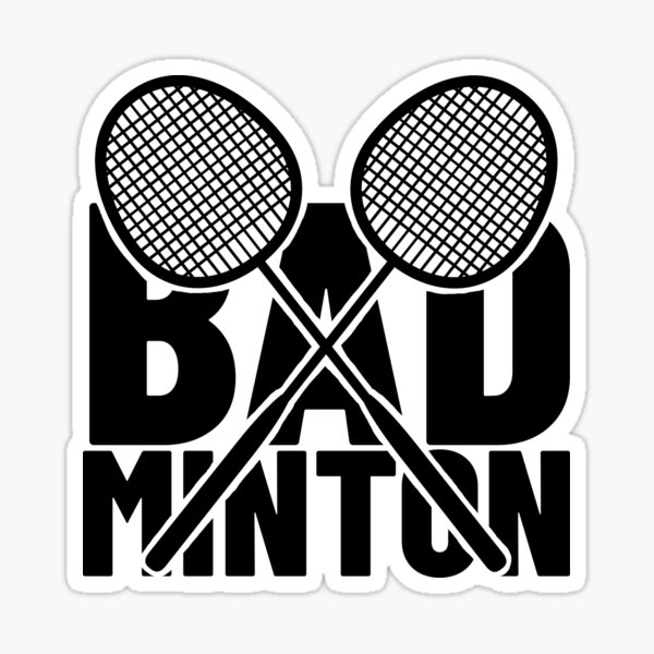 Badminton Racket Stickers | Redbubble