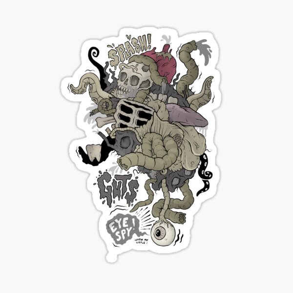 "Icky stuff" Sticker by allanohr | Redbubble
