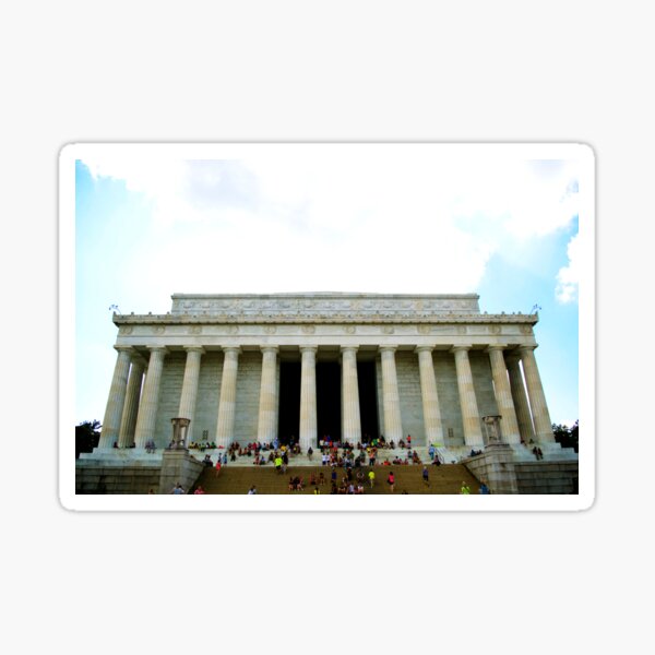 Lincoln Memorial Stickers | Redbubble
