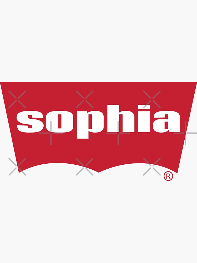 "Sophia. My Name is Sophia! " Sticker for Sale by ProjectX23 | Redbubble