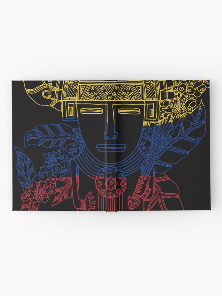 "MUISCA CHIBCHA COLOMBIA COFFEE PLANT NATIONAL FLAG - linework ...