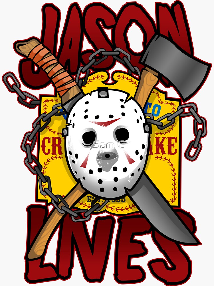 "Jason Lives " Sticker for Sale by Sam C | Redbubble