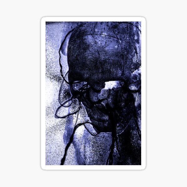 "Mental Monsters pt1 no.2" Sticker for Sale by Gerry-Horan | Redbubble