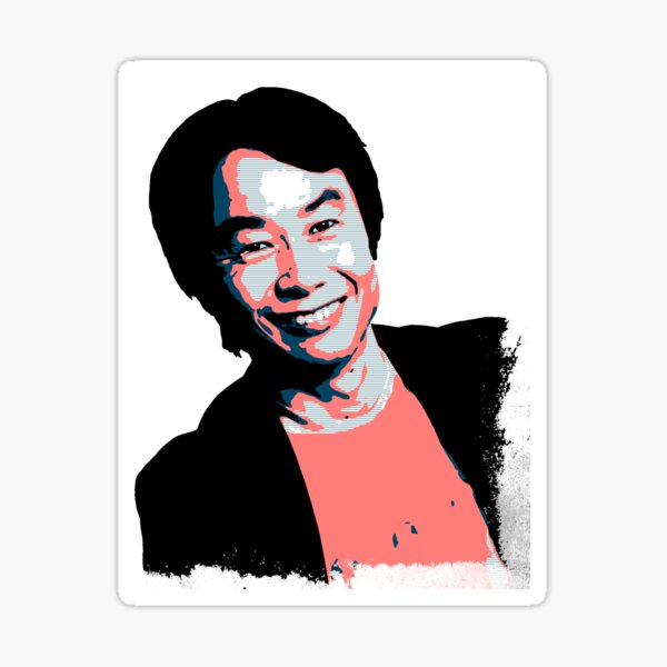 "Shigeru Miyamoto" Sticker for Sale by BradBailey | Redbubble