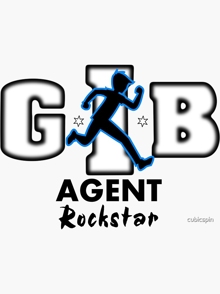 "Zac Power - Agent Rockstar" Sticker for Sale by cubicspin | Redbubble