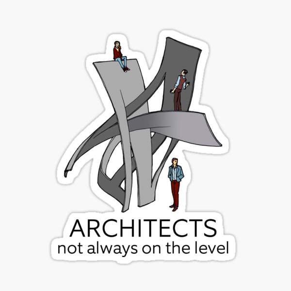 "Architects" Sticker for Sale by perevision | Redbubble