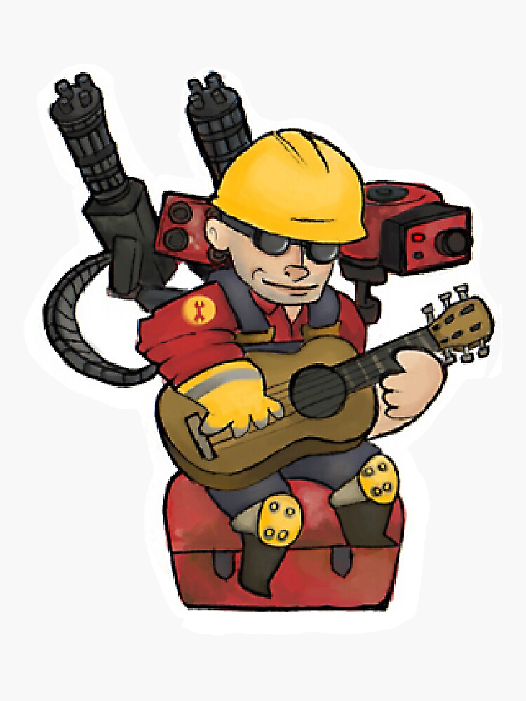 "TF2 Engineer" Sticker for Sale by SarahLReynolds | Redbubble