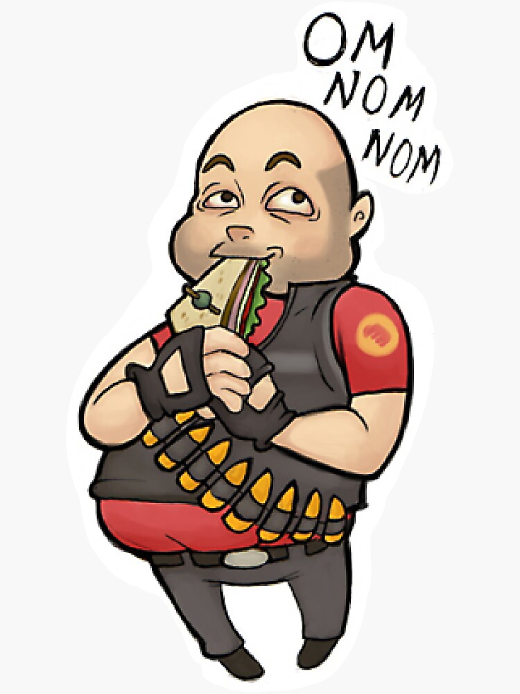 "TF2 Heavy" Sticker for Sale by SarahLReynolds | Redbubble