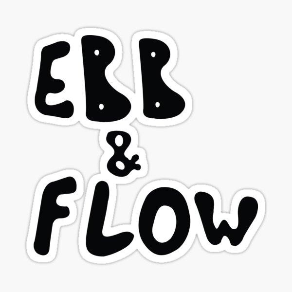 "Ebb & Flow" Sticker by FreshThreadShop | Redbubble