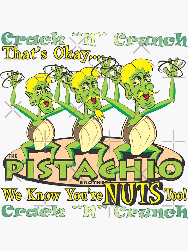 "PISTACHIO" Sticker by MontanaJack | Redbubble