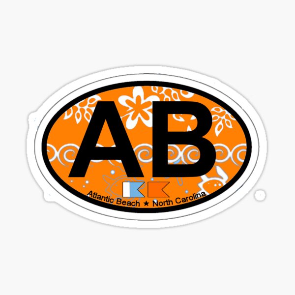 "Atlantic Beach - North Carolina." Sticker for Sale by ishore1 | Redbubble