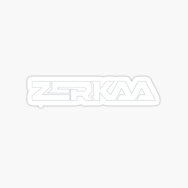 "Zerkaa Youtube Logo" Sticker for Sale by gibbiceps | Redbubble