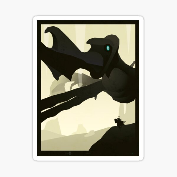 "Shadow of the Colossus - Phalanx" Sticker for Sale by curtsywithanger ...