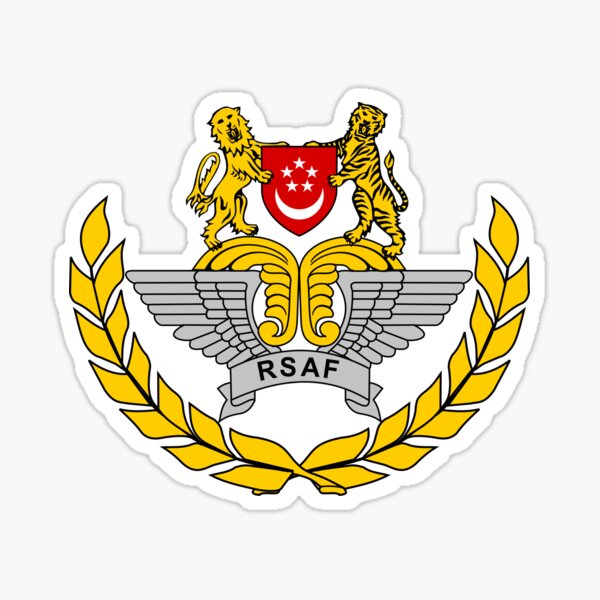 "Singapore Air Force Crest" Sticker for Sale by abbeyz71 | Redbubble