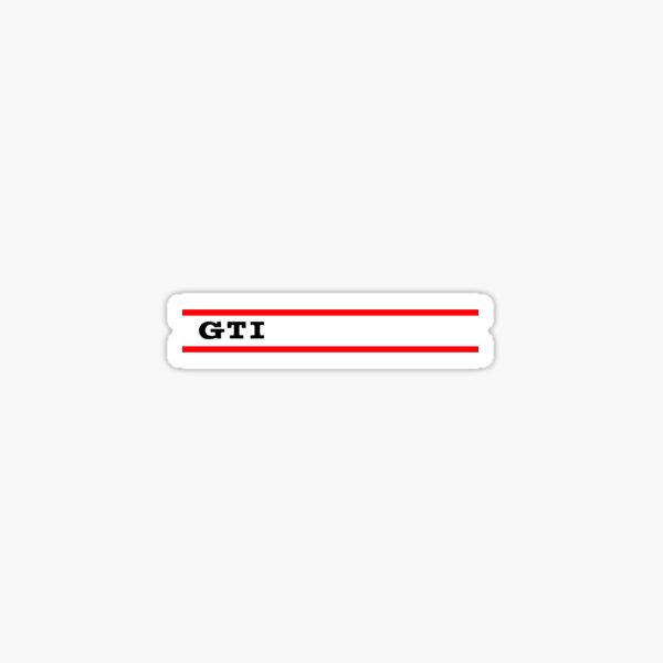 Sticker: Gti | Redbubble