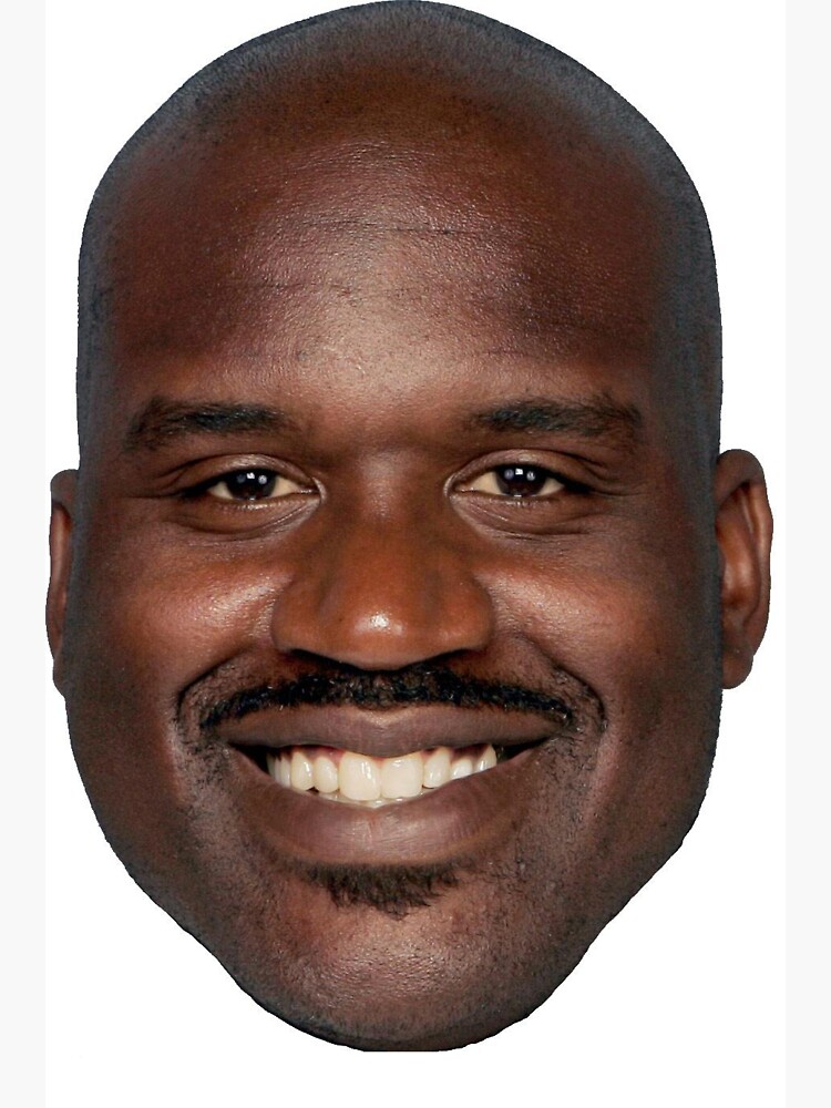 "Shaq Face" Sticker for Sale by TheBigSlammer | Redbubble