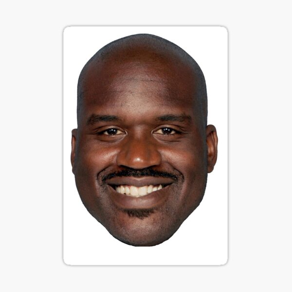 "Shaq Face" Sticker for Sale by TheBigSlammer | Redbubble