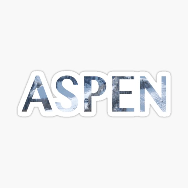 Aspen Stickers | Redbubble