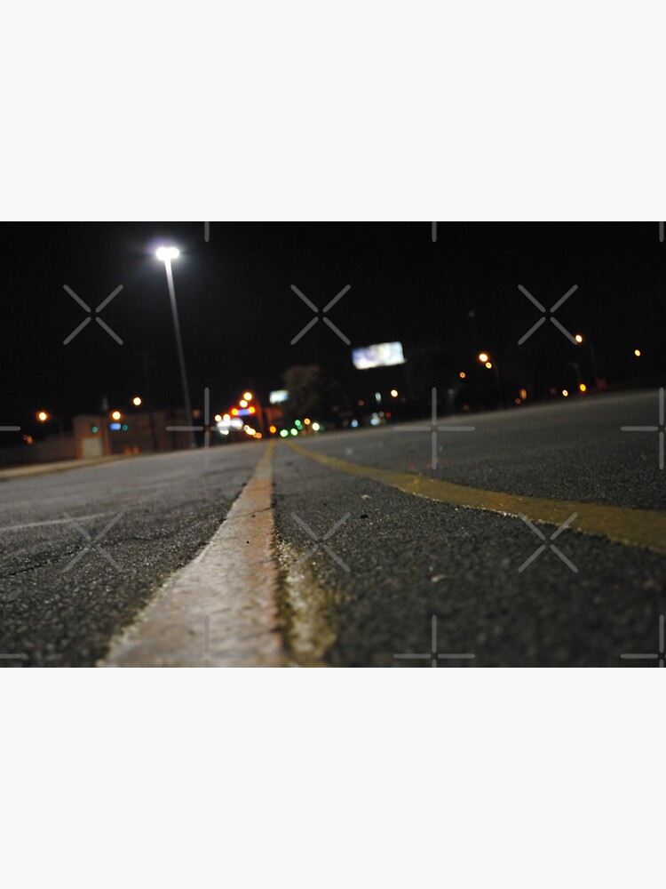 "Road to the City Lights Street Level Art" Sticker for Sale by ...