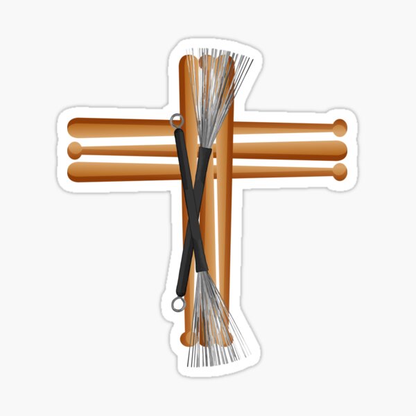 "Drum Sticks, Praise and Worship, Drummer Cross, Praise Him Distressed ...