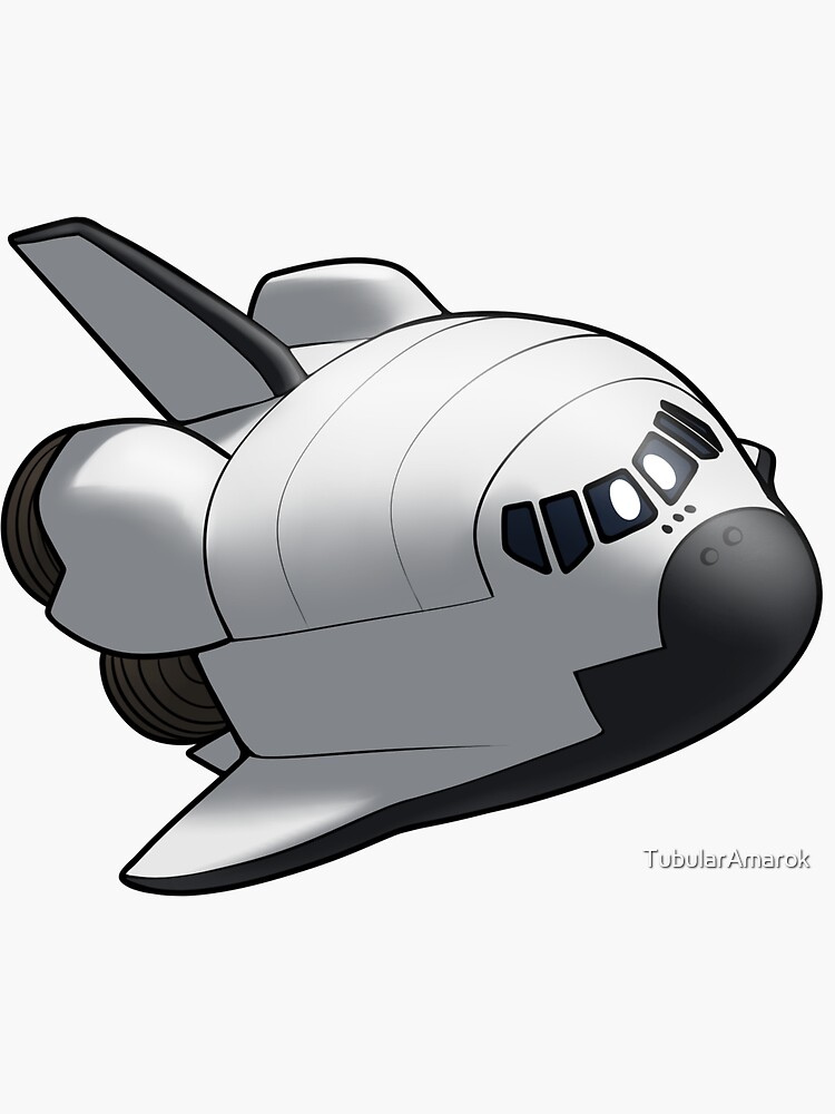"Shuttle" Sticker for Sale by TubularAmarok | Redbubble