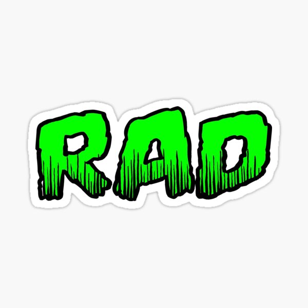 Totally Rad Stickers | Redbubble