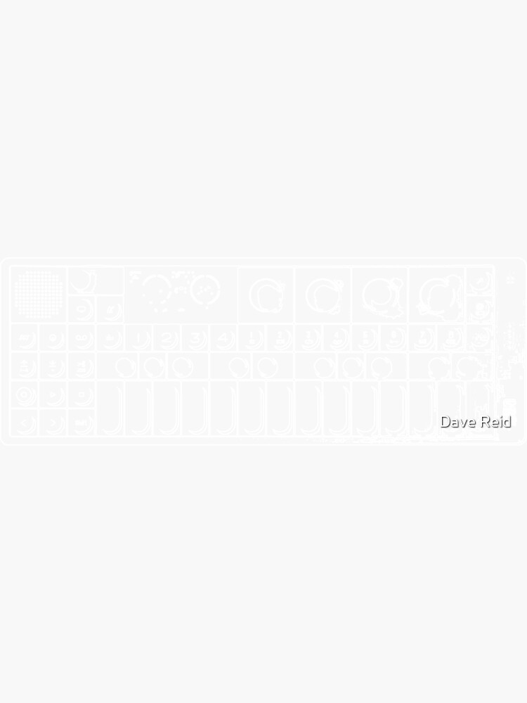 "Decayed OP1 Keyboard" Sticker by xploit | Redbubble