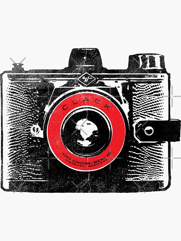 "AGFA Clack" Sticker for Sale by thehorror | Redbubble