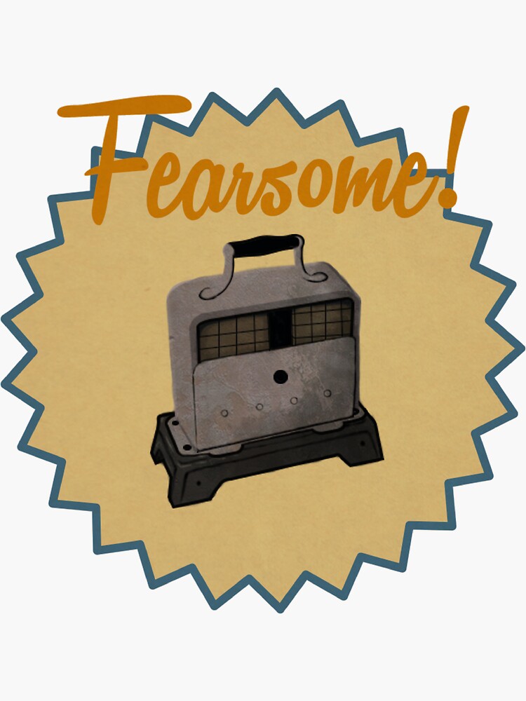 "Fearsome!" Sticker for Sale by AlexMathews | Redbubble