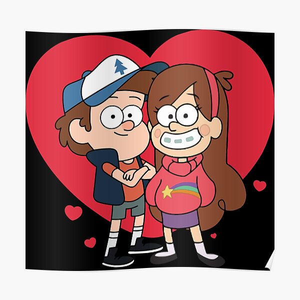 "Dipper and Mabel" Poster by riazzo | Redbubble
