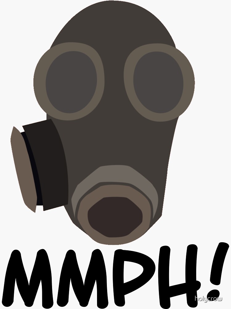 "Team Fortress 2 - Pyro" Sticker by holycrow | Redbubble