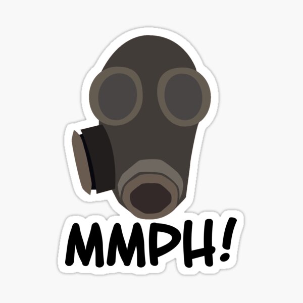 "Team Fortress 2 - Pyro" Sticker by holycrow | Redbubble