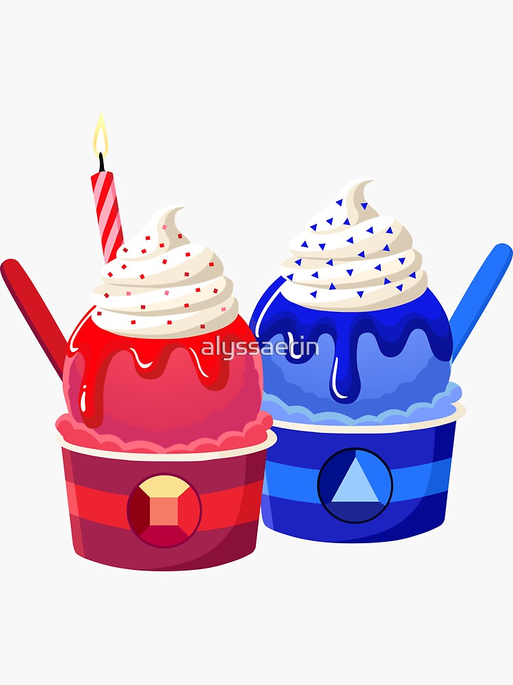 "Universe Ice Cream - Made Of Love" Sticker for Sale by alyssaerin ...