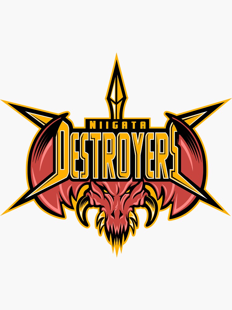 "NIIGATA: DESTROYERS" Sticker for Sale by onesheettees | Redbubble