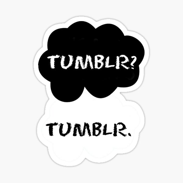 "Tumblr - TFIOS" Sticker for Sale by downeymore | Redbubble