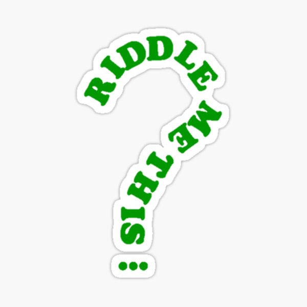 Riddler Question Mark Stickers | Redbubble