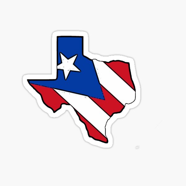 Puerto Rico Outline Stickers | Redbubble
